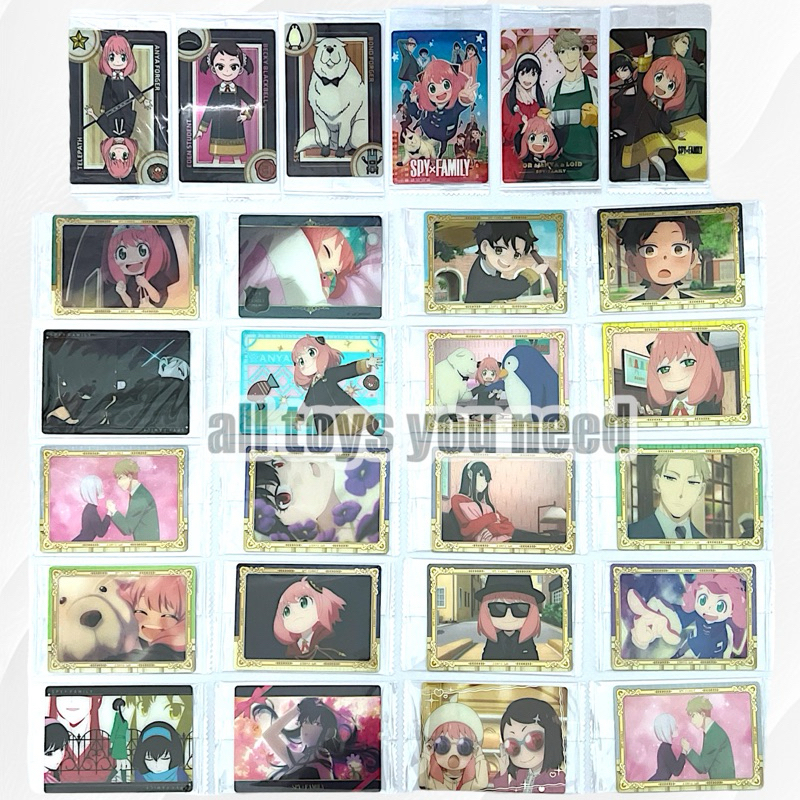 [OFF] Spy x Family Character Card | Wafer Spy x Family Card / Spy x ...