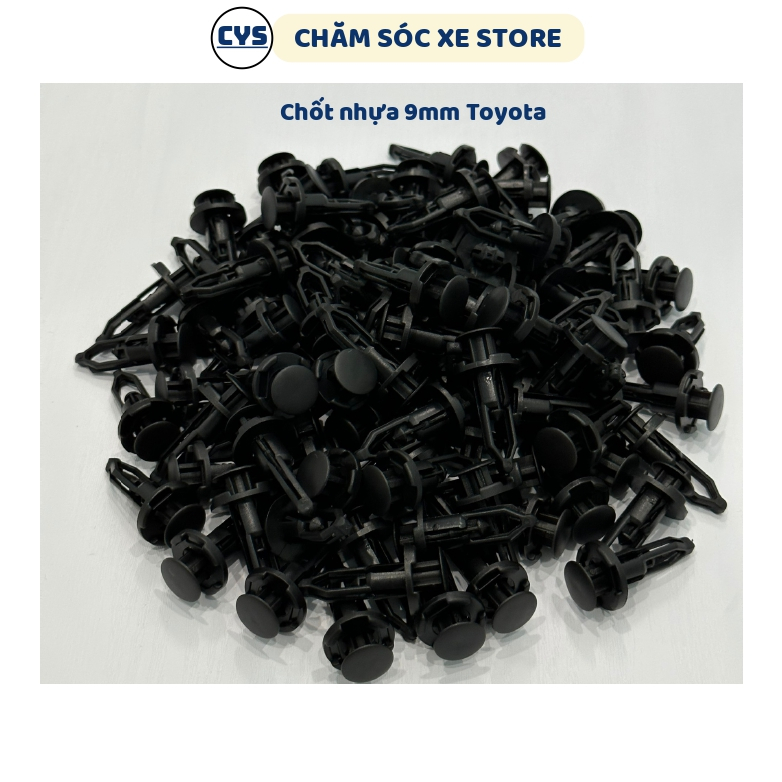 Set Of 100 9mm Plastic Fasteners For Toyota Models | Shopee Philippines