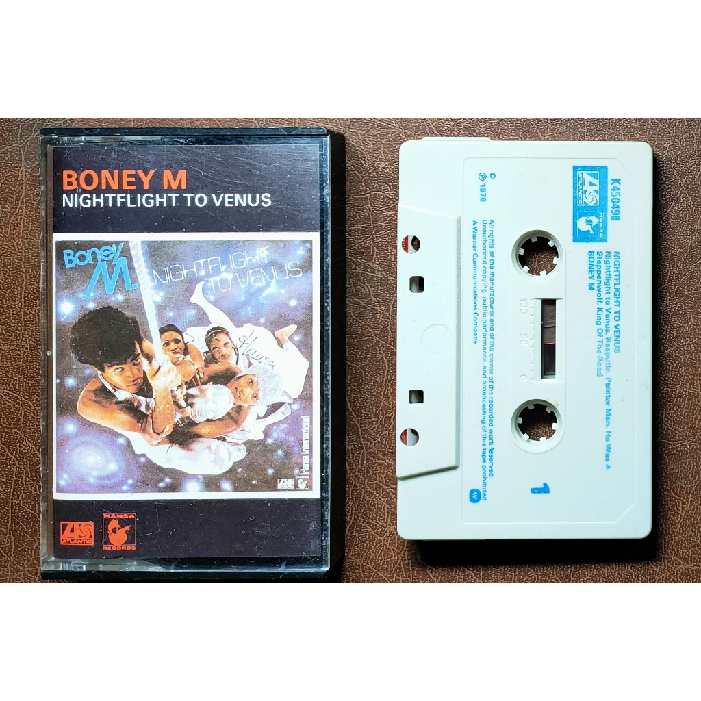 Boney M Original Cassette - Nightflight To Venus (Made In UK) | Shopee ...