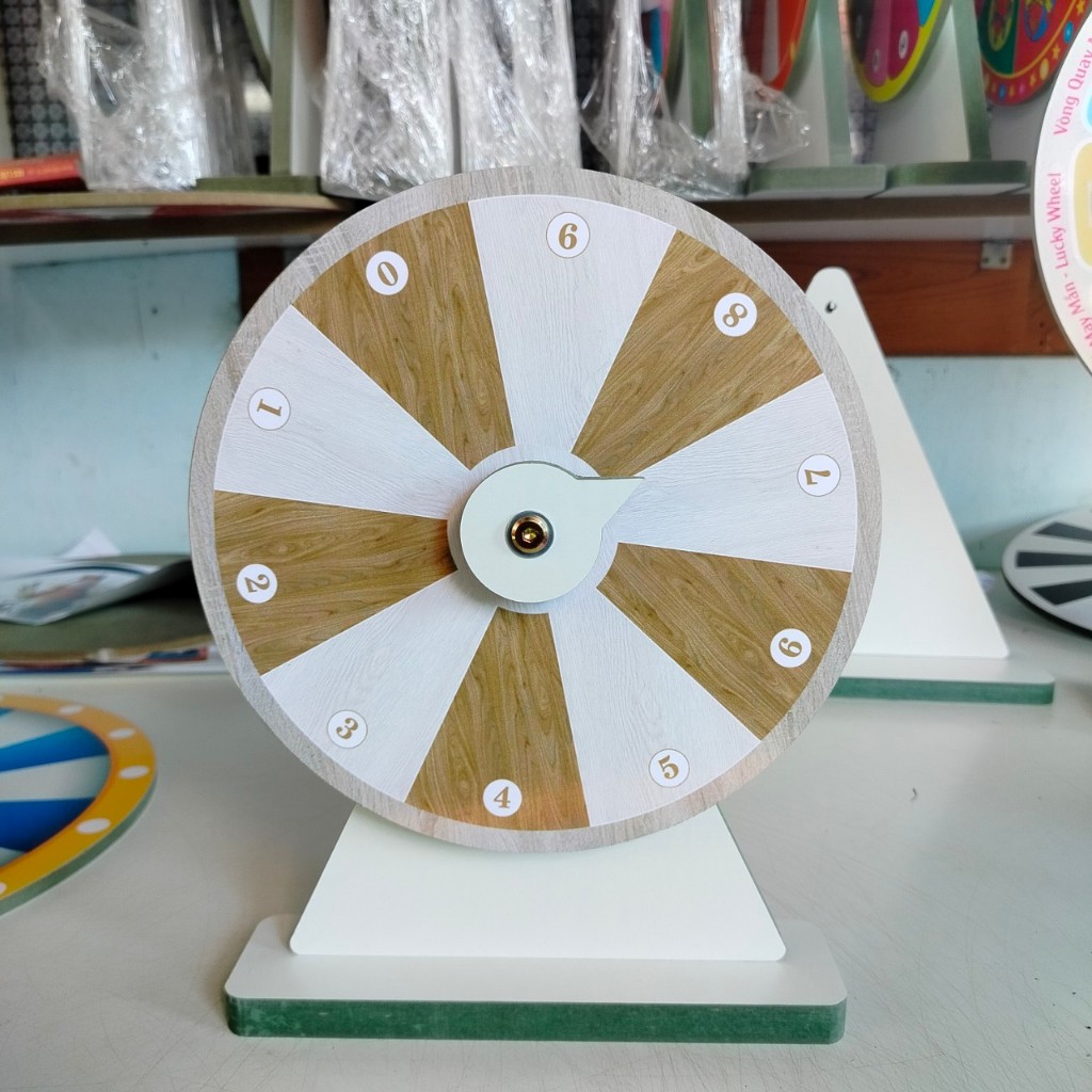 Magic Wheel (10-cell wood grain - Diameter: 25cm x 35cm high) | Shopee ...