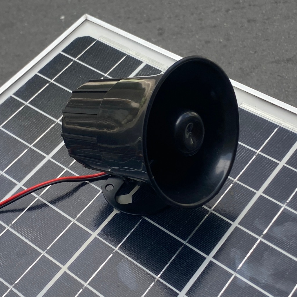 [Smart Control] - Solar Horn Set To Chase Birds And Animals For Rice ...