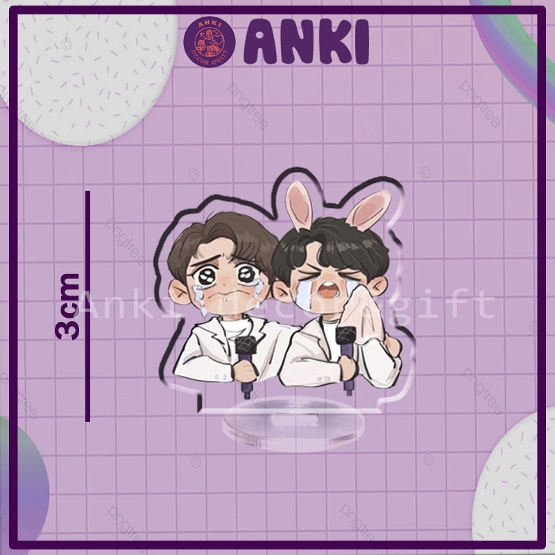 Brightwin mini standee 3cm model 11, transparent mica standee, study ...