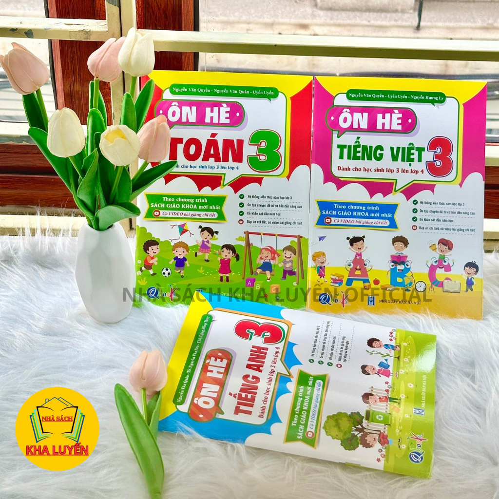 Book - Combo of 3 Summer Review Books Math, Vietnamese, English Grade 3 ...