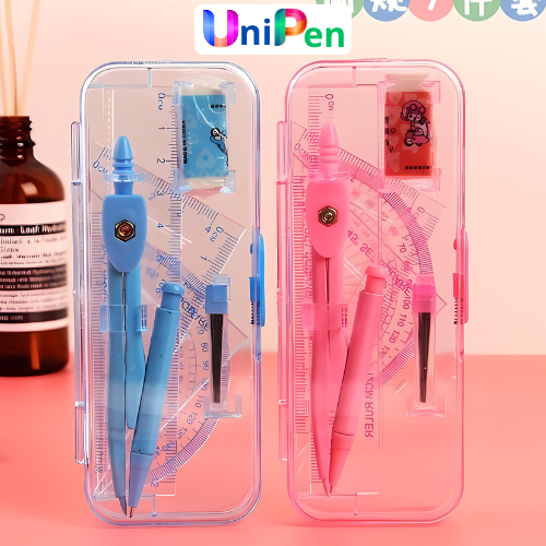 The 7 Piece Ruler Compass Set Includes compas, Ruler, And Compass ...