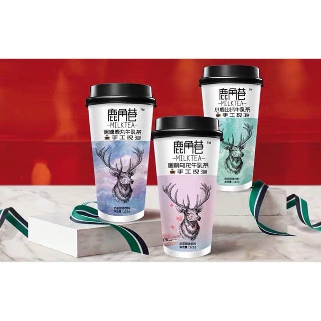 THE ALLEY milk tea with black sugar, convenient to brew, Mix 3 flavors ...