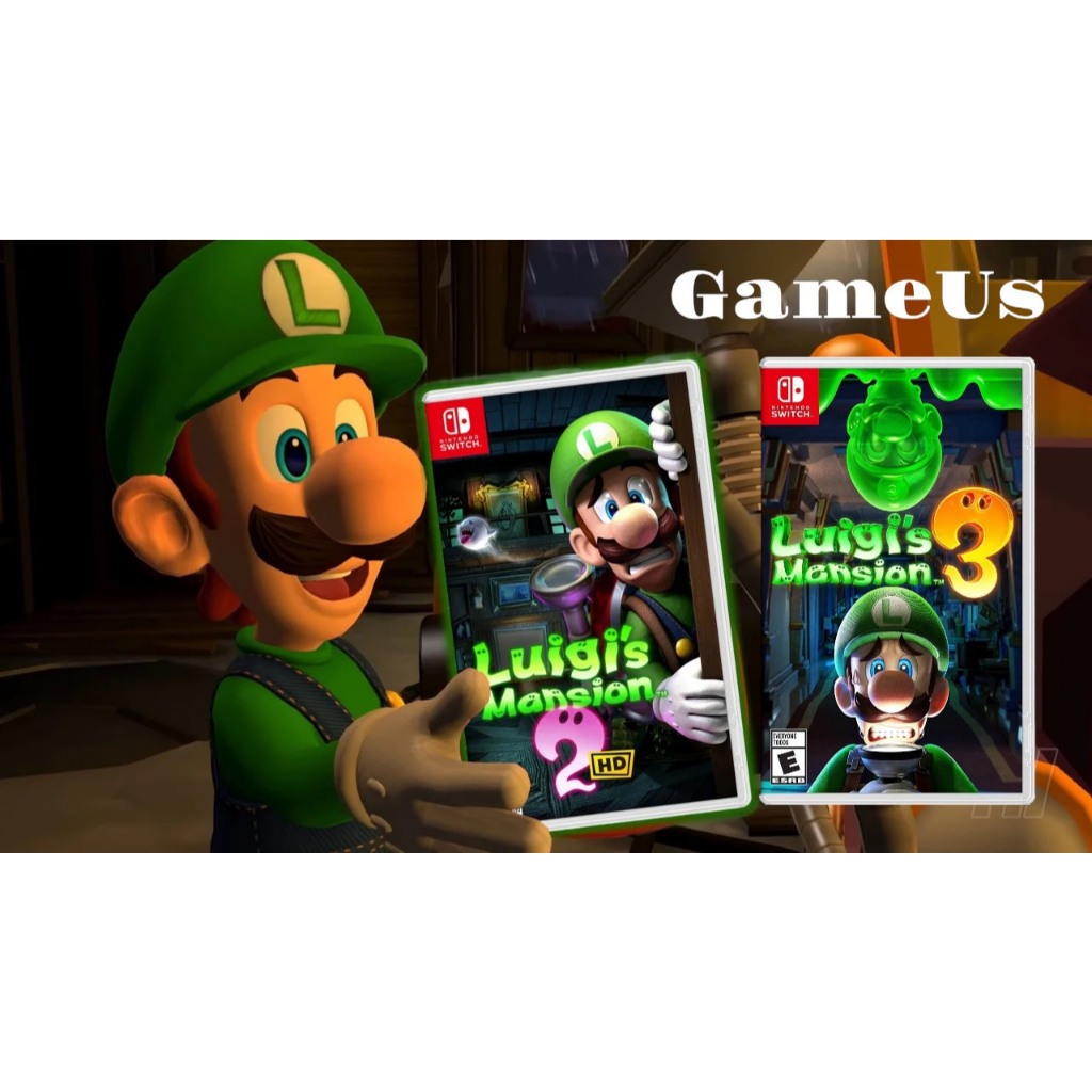 Nintendo Switch Game Luigi's Mansion US SYSTEM | Shopee Philippines