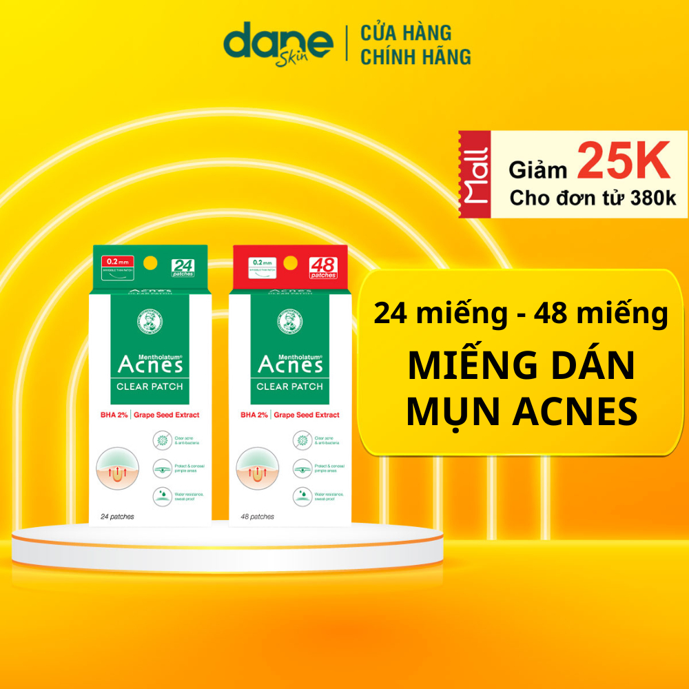 Acnes Clear Patch 24 Pieces/ 48 Pieces - helps protect acne skin ...