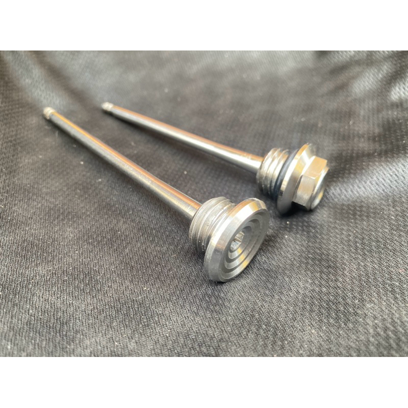 304 stainless steel oil cap with oil dipstick for 2 models: Flat and ...