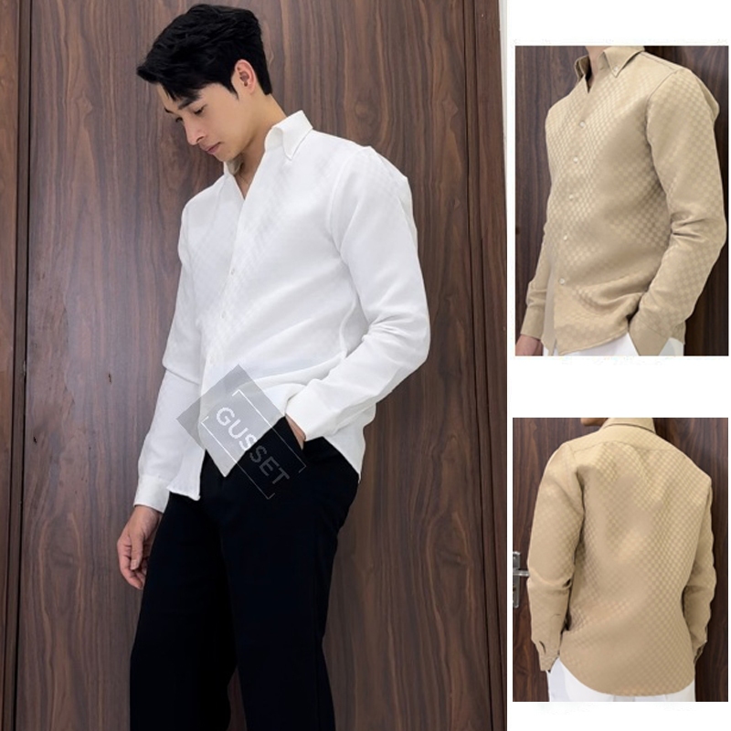 Men's shirts and shirts made of tapta fabric, standard form, thick ...