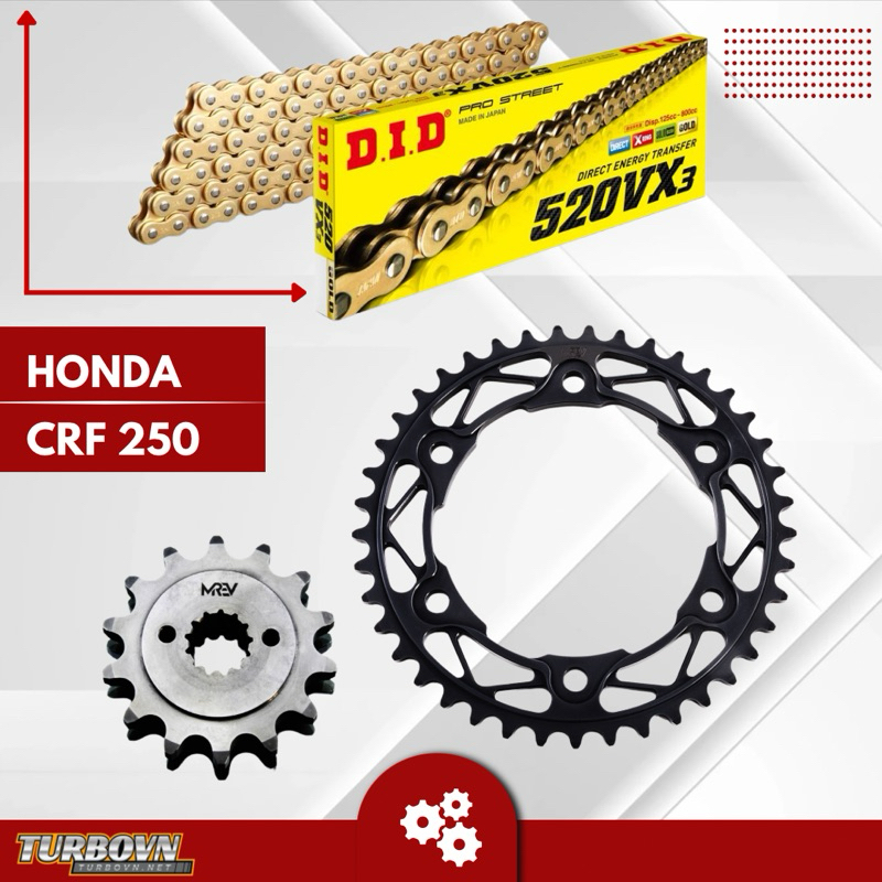 Honda CRF250-L/LA Chain Sprocket (2013-2018) | Shopee Philippines