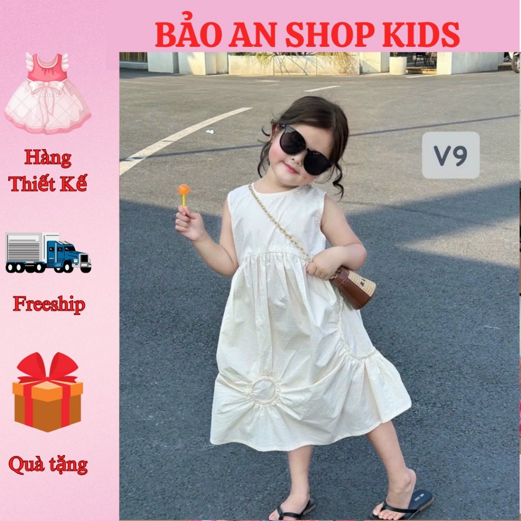 Dress Sleeveless Pretty, soft material, creamy white color for girls 8 ...