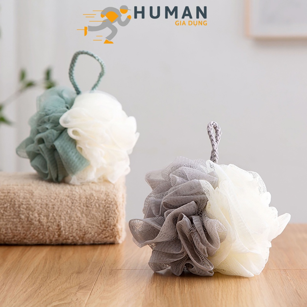 2-Color Premium Round Bath Sponge - Super Soft Foam - Scrubs and ...