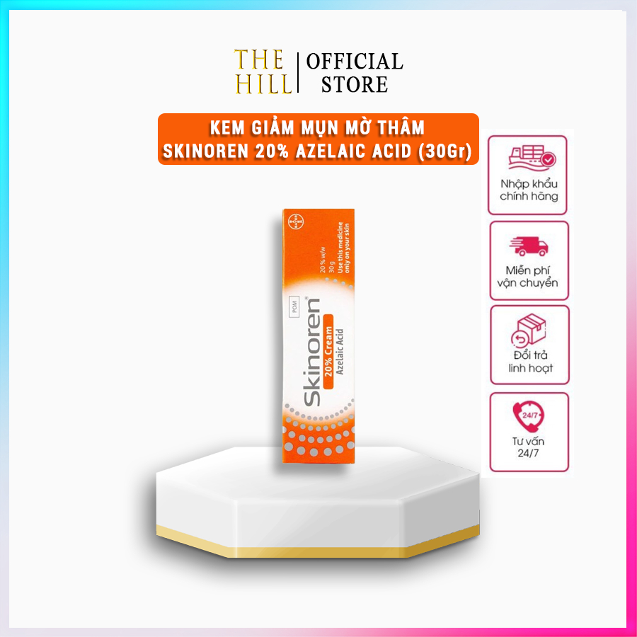 Skinoren Acne Prevention Cream (30g) Helps Reduce Acne, Blurring Skin ...