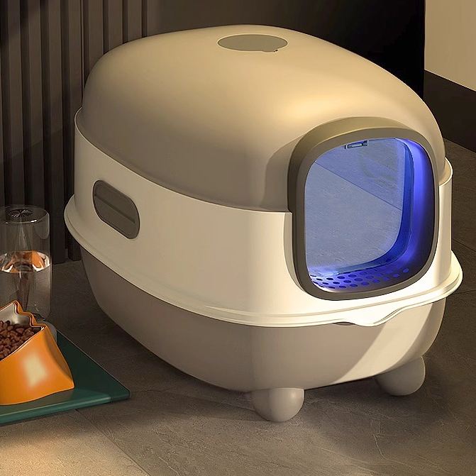 Zise cat toilet is very large, cat litter house in many sizes with ...