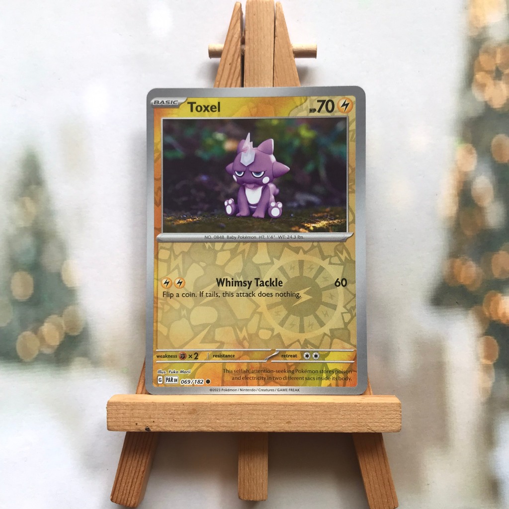 Pokemon Toxel 069/182 Card - Scarlet & Violet: Paradox Rift Common ...