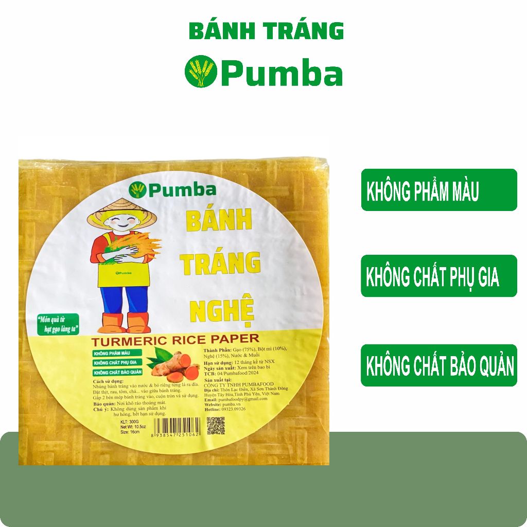 Pumba Turmeric Rice Paper 300g | Shopee Philippines