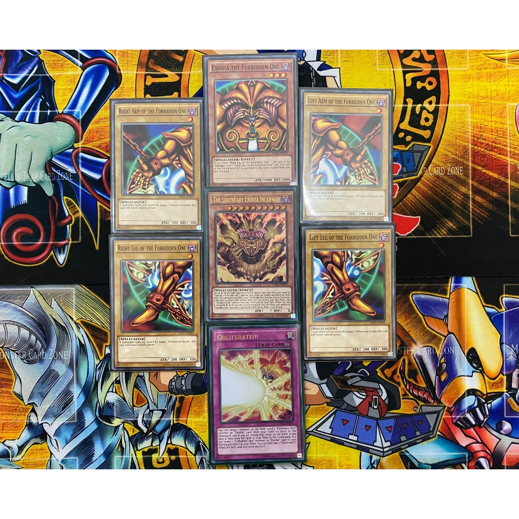 Yugioh - God of Power Exodia Full 5 Complete Cards | Code LDK2 - Common ...
