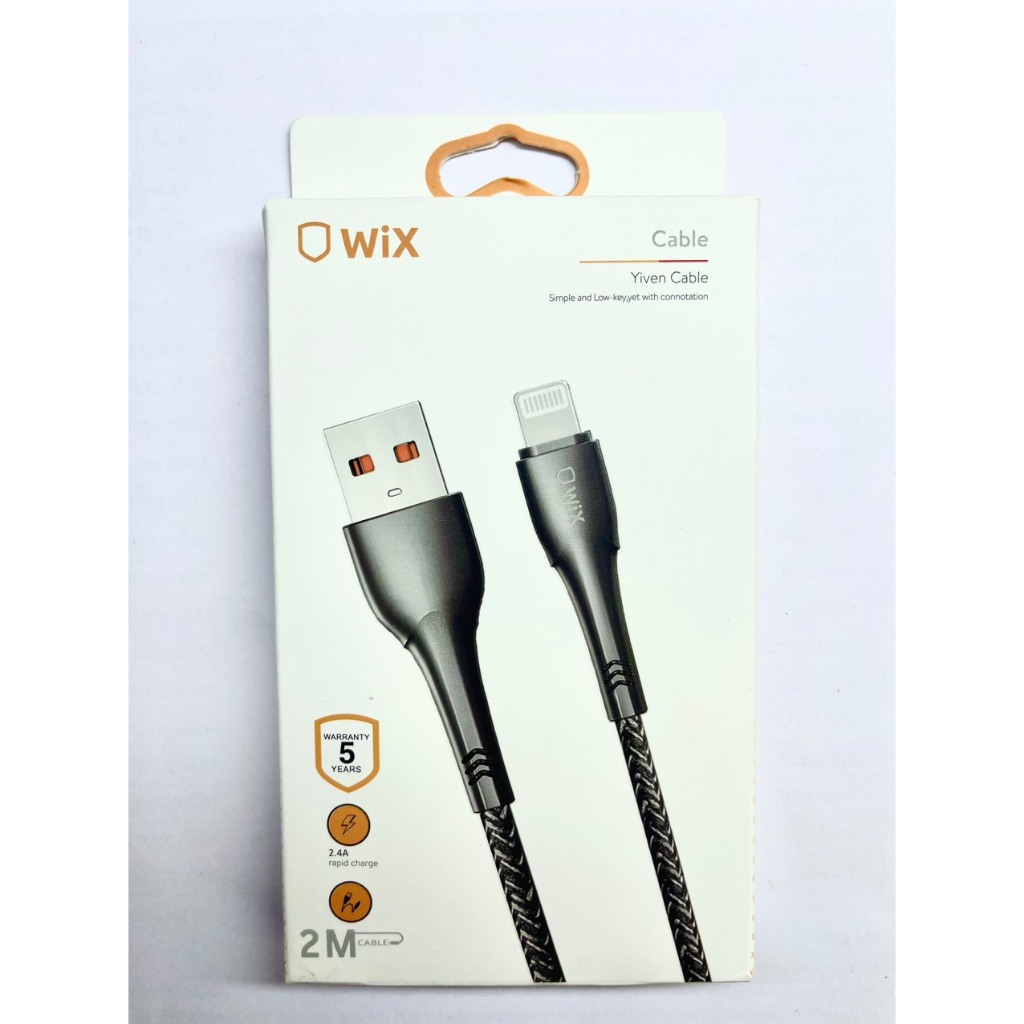 2m Wix Fast Charging Cord, Fast Charging For iphone, 20w Fast Charging ...