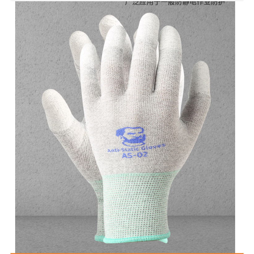 As02 Mechanical Gloves Antistatic Carbon Fiber Electronic Electrostatic ...