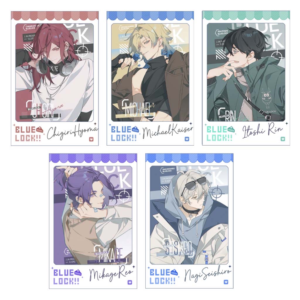 6x9 card photo of Chigiri Kaiser Rin Reo Nagi characters | Shopee ...