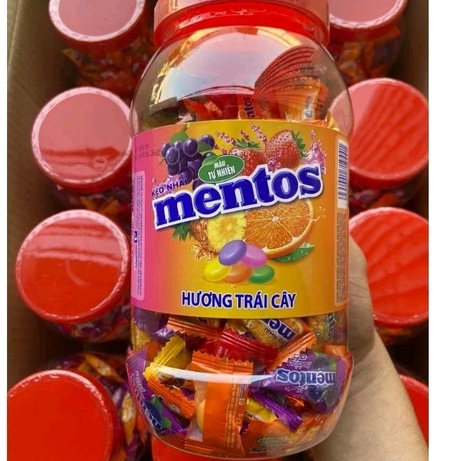 Mentos/ Alpenliebe/ coffee/ golia MIXED FRUIT FLAVOR 180v | Shopee ...