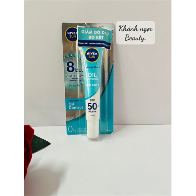 Nivea Protect Oil Control Sunscreen Essence & White Spf50+ Pa+++ 30Ml ...