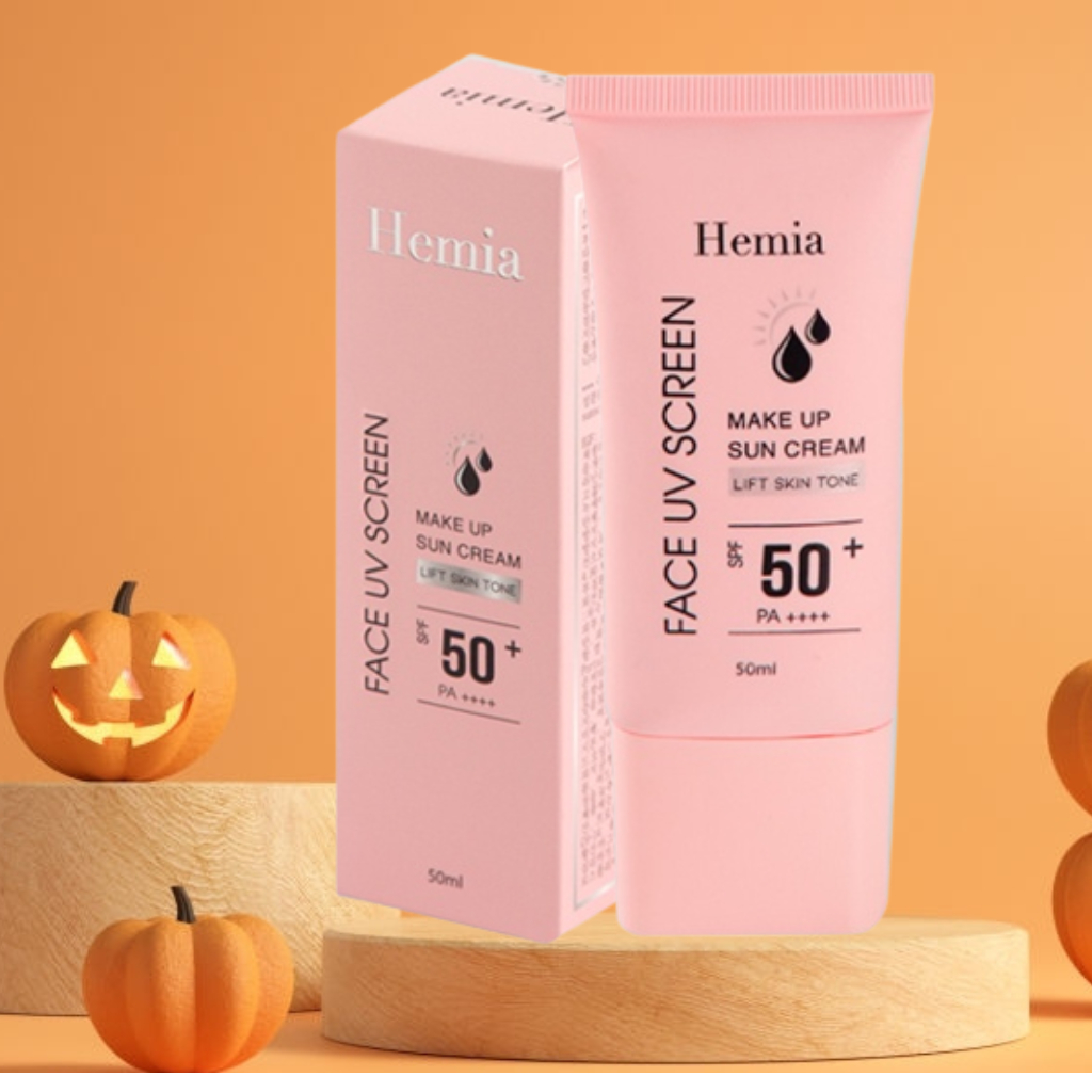 Hemia Tone Lifting Oil Control Sunscreen SPF50++++ 50ml | Shopee ...