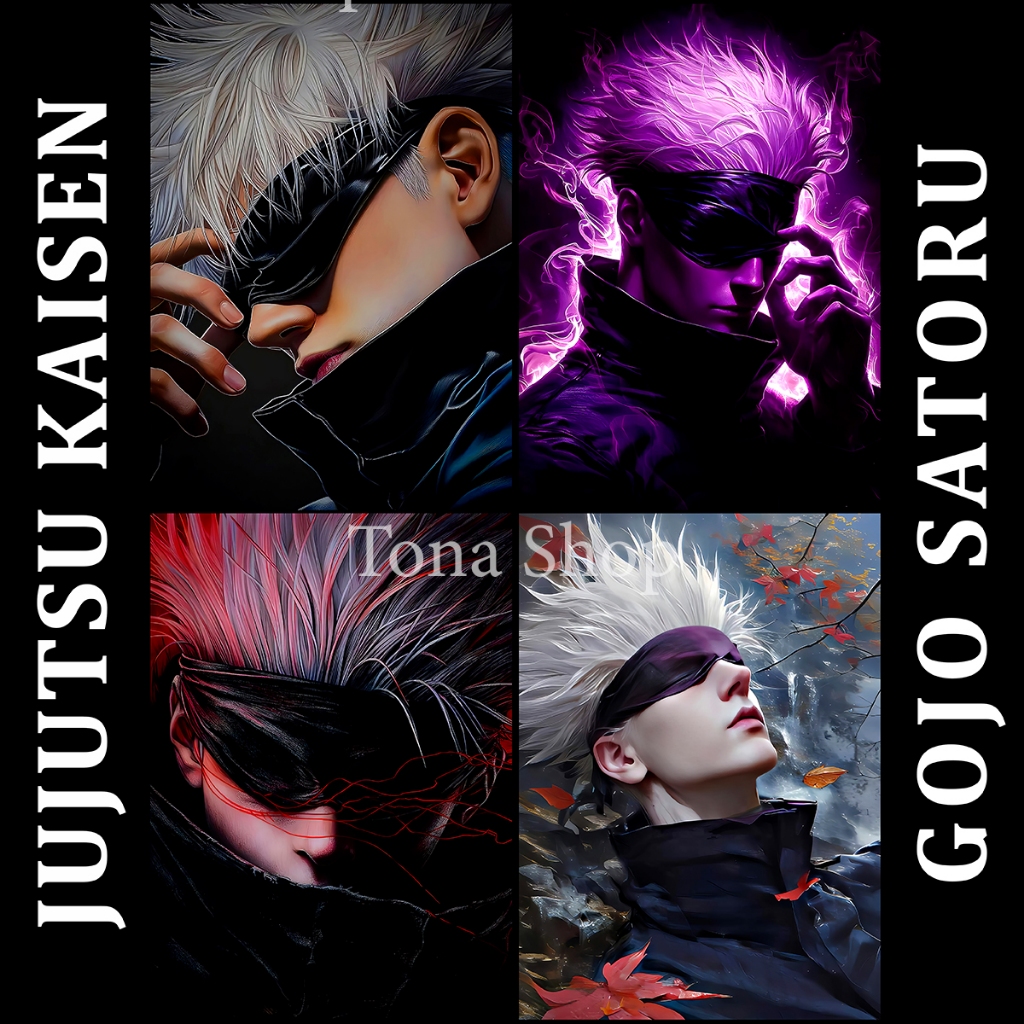 Posters, wall pictures of the anime Jujutsu Kaisen - War Spells - Gojo ...
