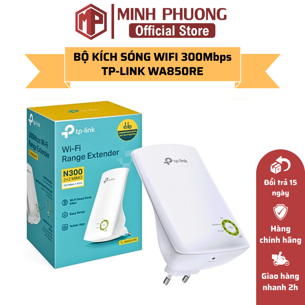 TP-LINK WA850RE 300Mbps Wi-Fi Extender - Genuine Product | Shopee ...
