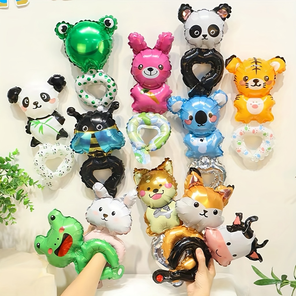 Animal Shaped Wrist Balloons For Babies Birthday Decorations, Animal ...