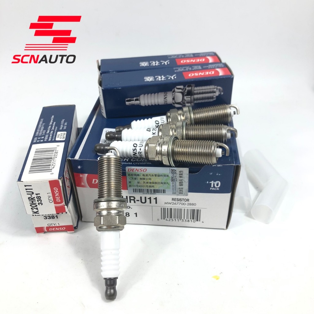 Set of 4 Denso Spark Plugs for Toyota Innova ForTuner with 14 long pins ...