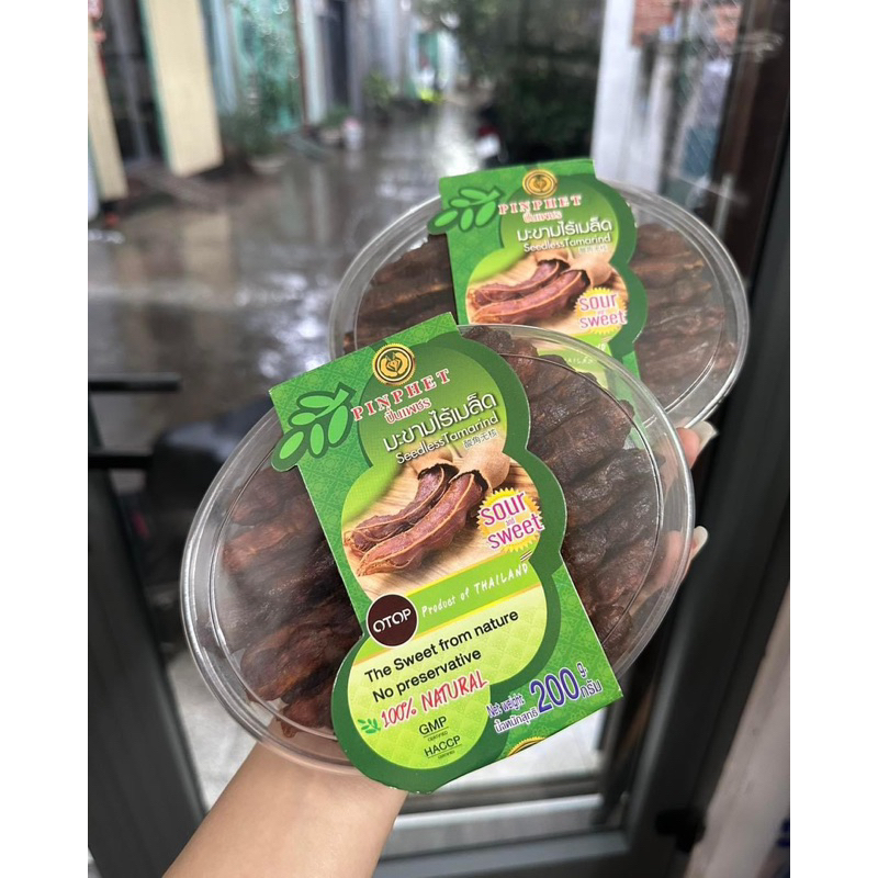 Sweet and sour PINPHET SPILLED tamarind 200GR BOX | Shopee Philippines