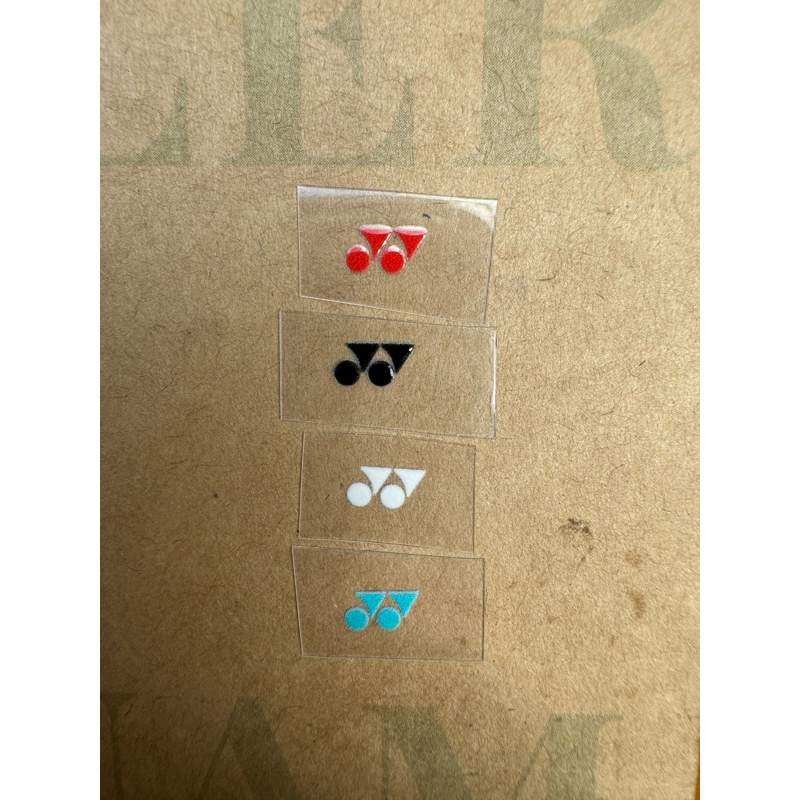 Yonex badminton racket sticker Logo (size like original, 2 pieces ...