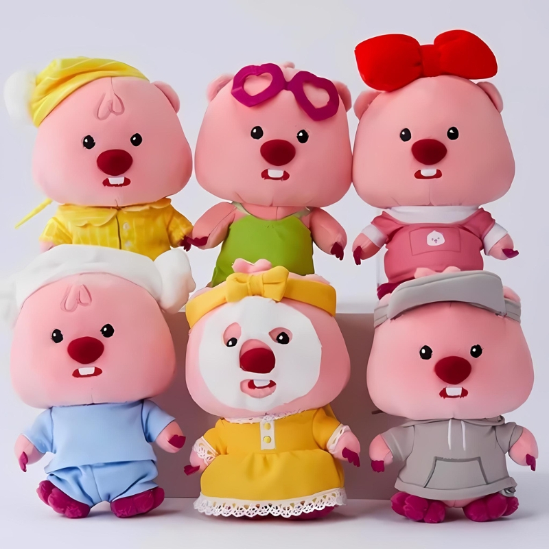 Blind box Zanmang Loopy Cute Ruby Series MINISO Teddy Bear Key Chain ...