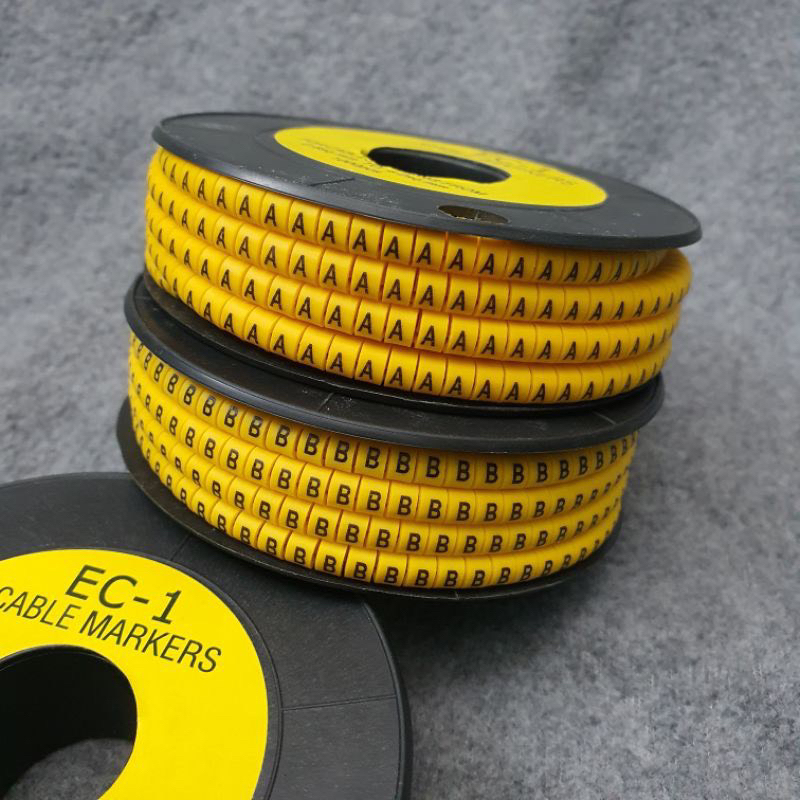 [1 Roll] Rubber Network Wire Marker Ring (A-Z) | Shopee Philippines