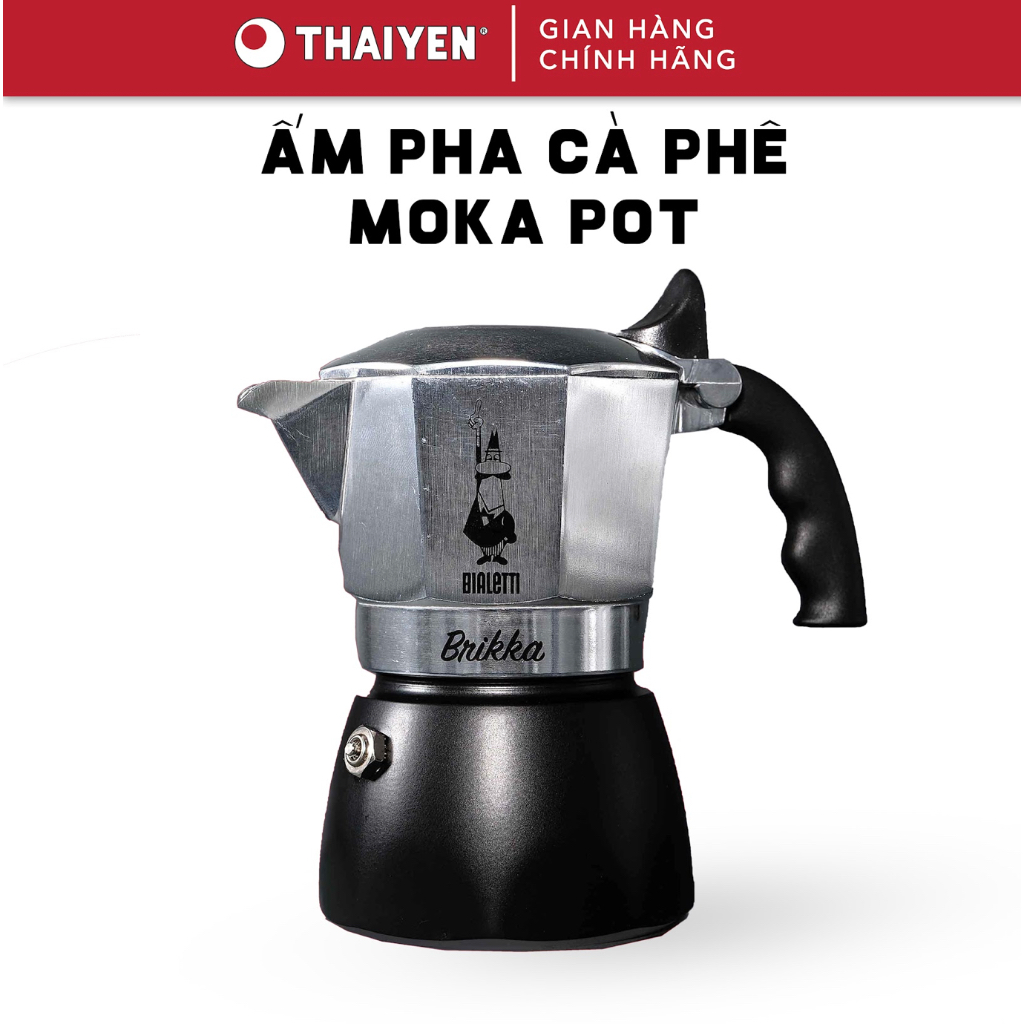 Moka Pot Coffee Pot- Brikka made in Italy brand Bialetti Brikka 2 Cup ...