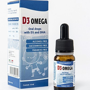 Omega D3 Syrup 10 ml - Supplementing Vitamin D3 and DHA to help enhance ...