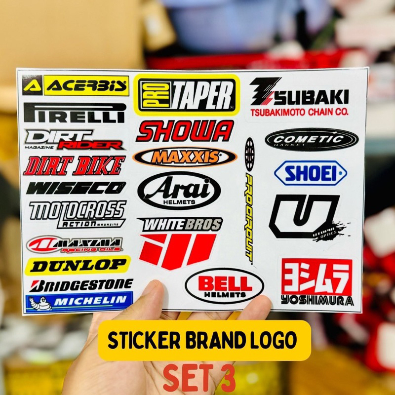 Set OF STICKER LOGO CAR BRANDS - WATERPROOF - DECAL STICKERS FOR CAR ...