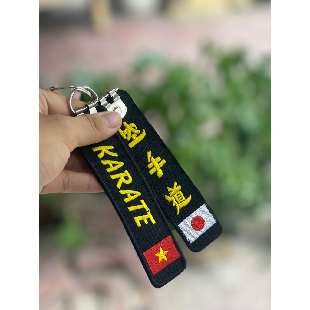 Keychain!! Karate Keychain has the mark of Karateka only words | Shopee ...