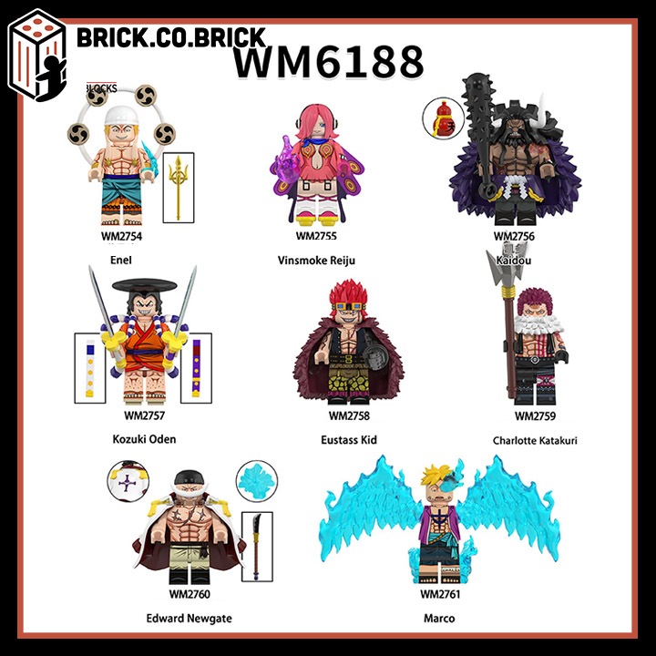 One Piece Assembly Model Kaido Marco Vinsmoke Reiju Whitebeard Four ...