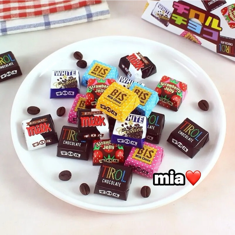 Tirol chocolate candy 136g domestic Japan 21 pieces new | Shopee ...