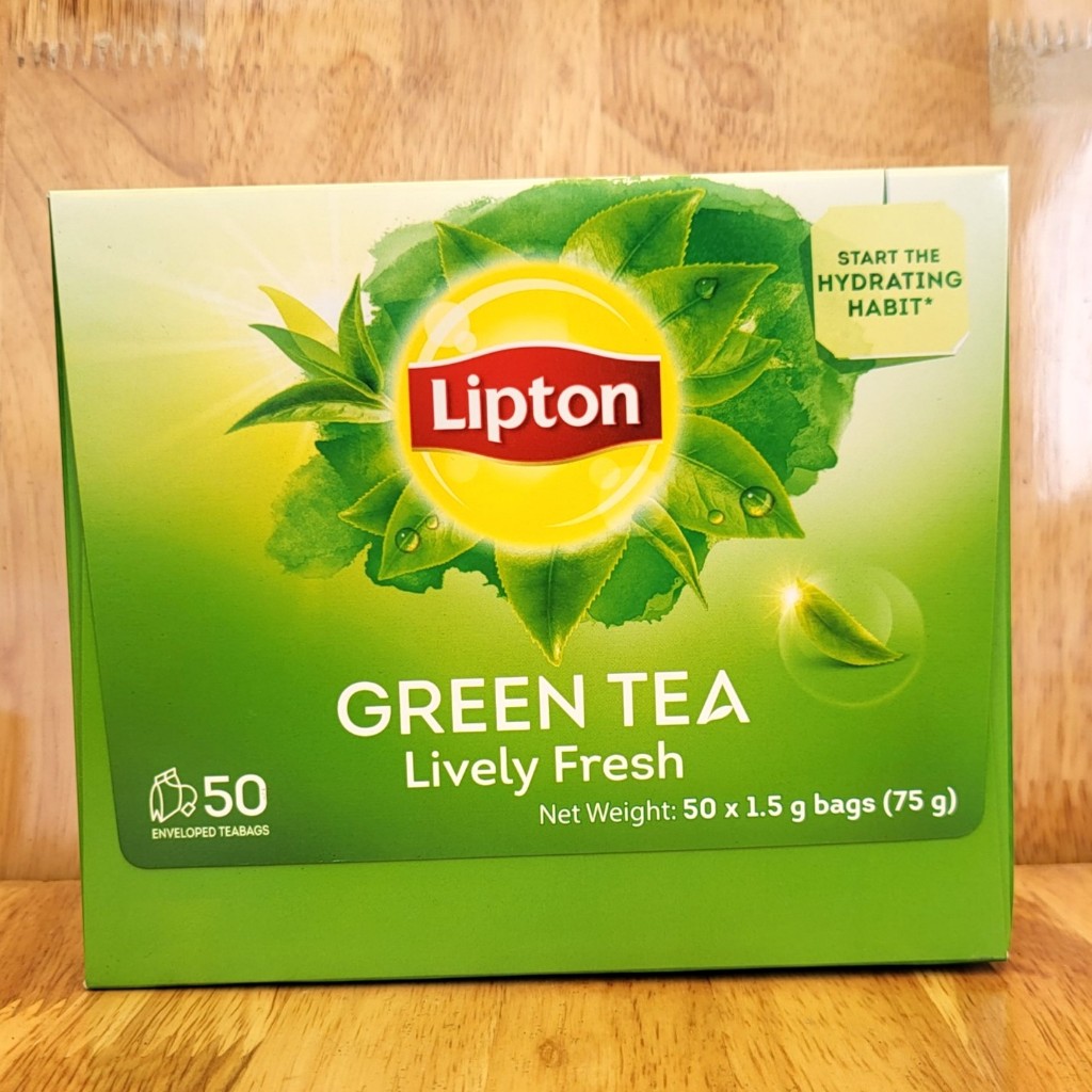 Lipton [Large Green Box 75gram / 50 grams / bag] Fresh Green Tea [VN ...