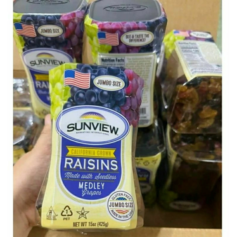 Raisins mixed flavored Raisins, American product, 454g box | Shopee ...