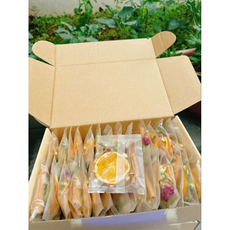 Orange cinnamon rose tea - 6 flavors (box of 20 packs/30 packs ...