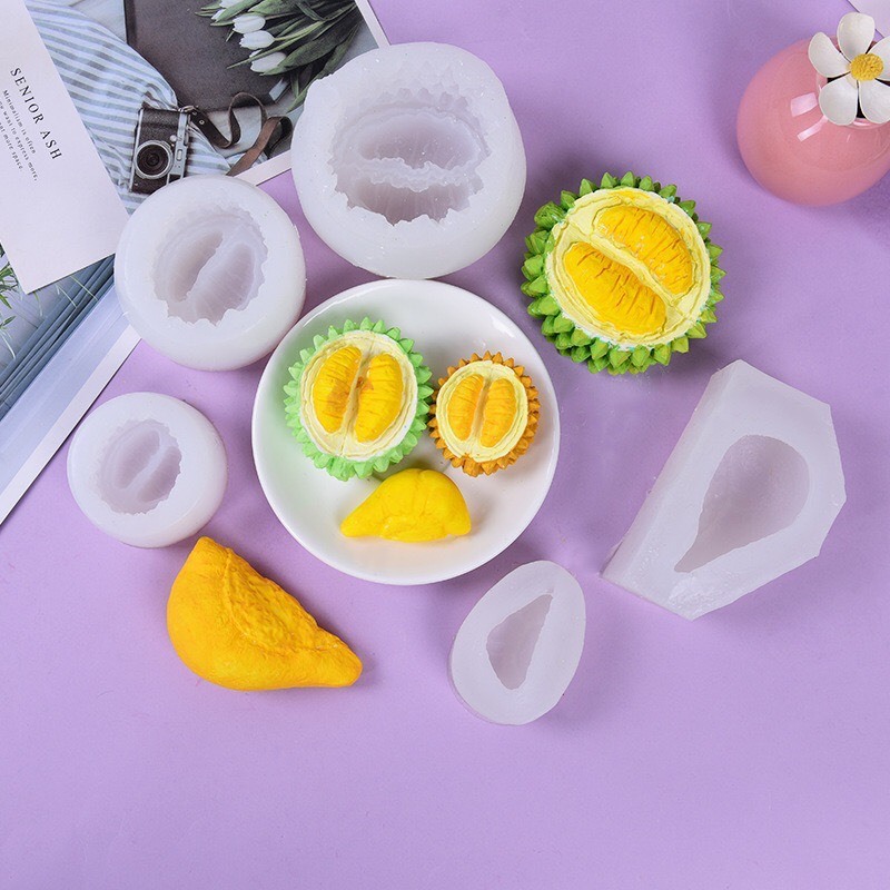 HCM-4D SILICON MOLD INDIVIDUAL DURIAN FOR JELLY, CAKE, GRILLING MOLD ...