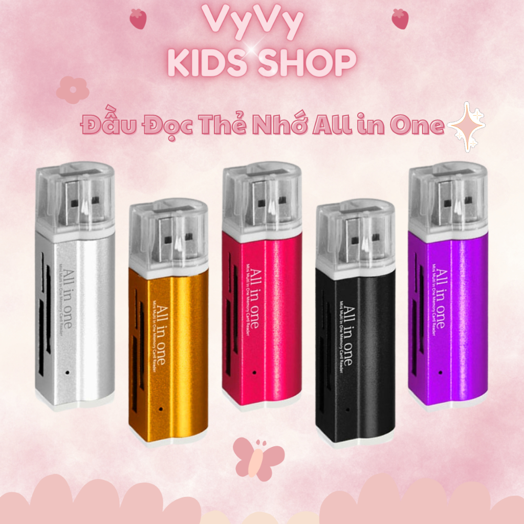 All In One Micro SD, SD, Mini SD Multi-Function Memory Card Reader ...