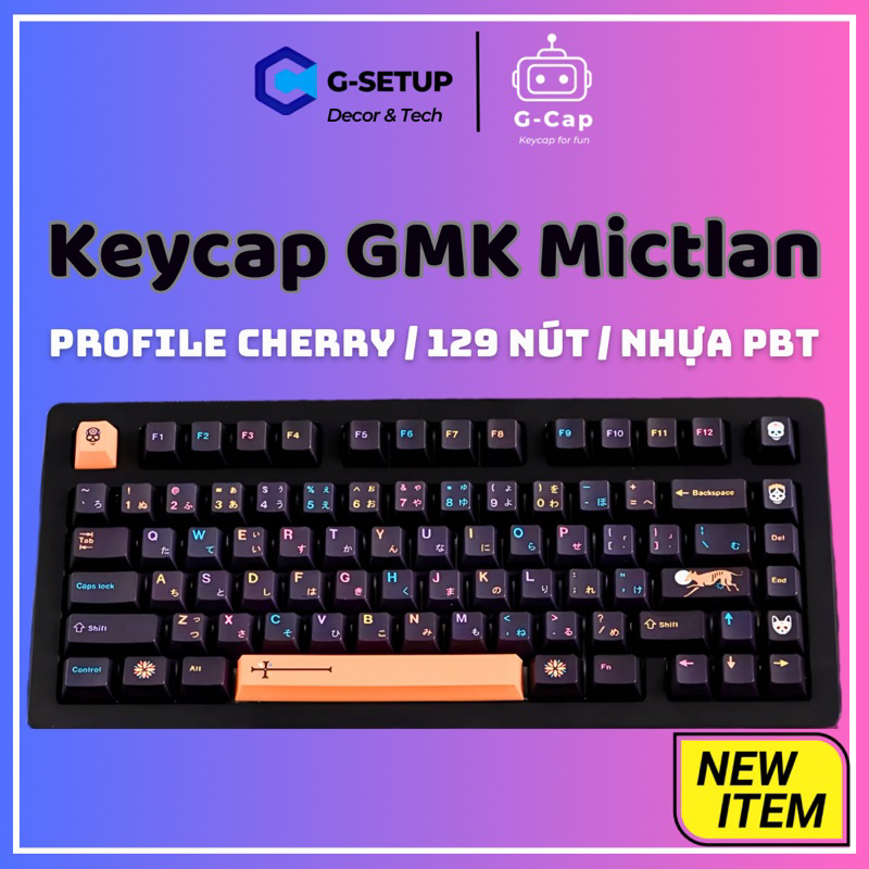 Gmk Mictlan clone Keycap high quality PBT profile Cherry 129 keys from ...