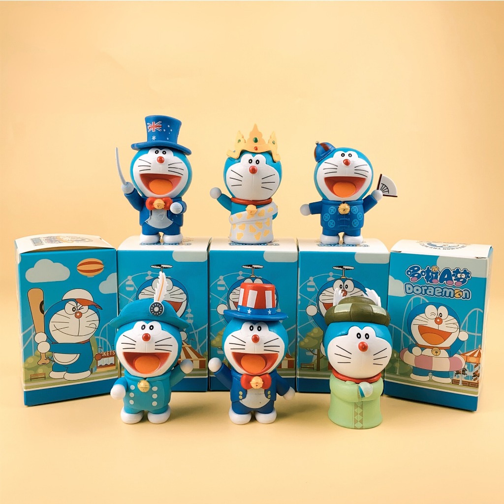 Lovely Doraemon Model Toy Doreamon Decorative Model Doraemon Samurai ...