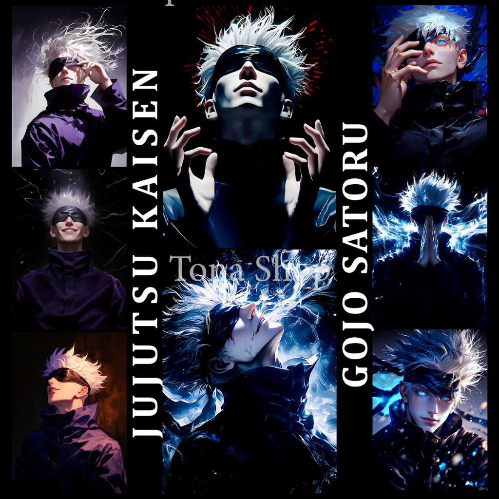 Posters, wall pictures of the anime Jujutsu Kaisen - War Spells - Gojo ...