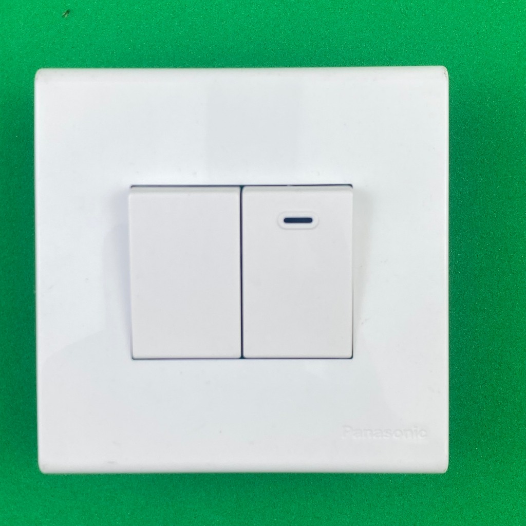 16a Panasonic 1-Way Switch + 2-Way Square Switch - Square Face Pairing ...
